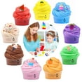9 Pack Mini Cloud Slime Kit - Soft, Non-Sticky, Scented, Stretchy Slime ...