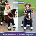 PonyCycle Kids Stable Ride-On Real Pony Wheels, Power-Driven Horse Toy ...