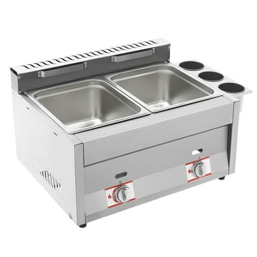 Loco Cookers Outdoor Double Burner Propane Fry Cart with Deep Fryer and ...