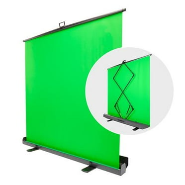Khomo Gear Collapsible Green Screen Backdrop Setup - Jumbo Size 55" x ...