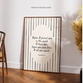 Affixzi Nursery Print, Before I Formed You Scripture, Striped Bible ...