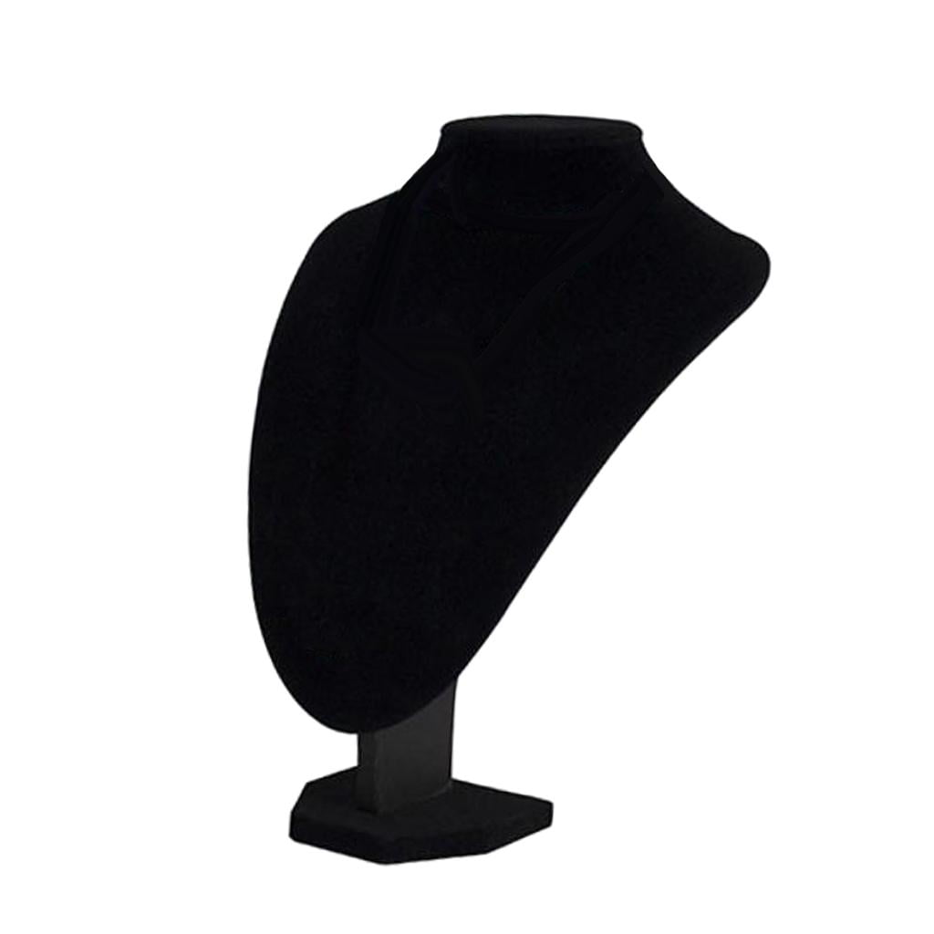 Simple Velvet Necklace Display Bust Stand , Jewelry Display, Premium ...