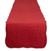 DII Tango Red Ribbed Table Runner 13x72 - Walmart.com