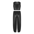 Haitryli Kids Shiny Jazz Disco Outfits Hip Hop Dance Shorts Sets Cheer ...