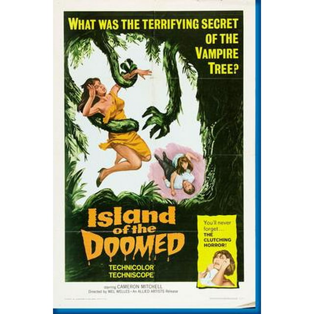 Island Of The Doomed Movie Poster Reprint 27Inx40In for any room 27x40 ...