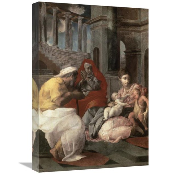 22 in. Holy Family with St. Elizabeth & John the Baptist Art Print ...