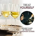 Elixir Glassware Lead-Free Crystal Wine Glasses - Set of 4, 13 oz ...
