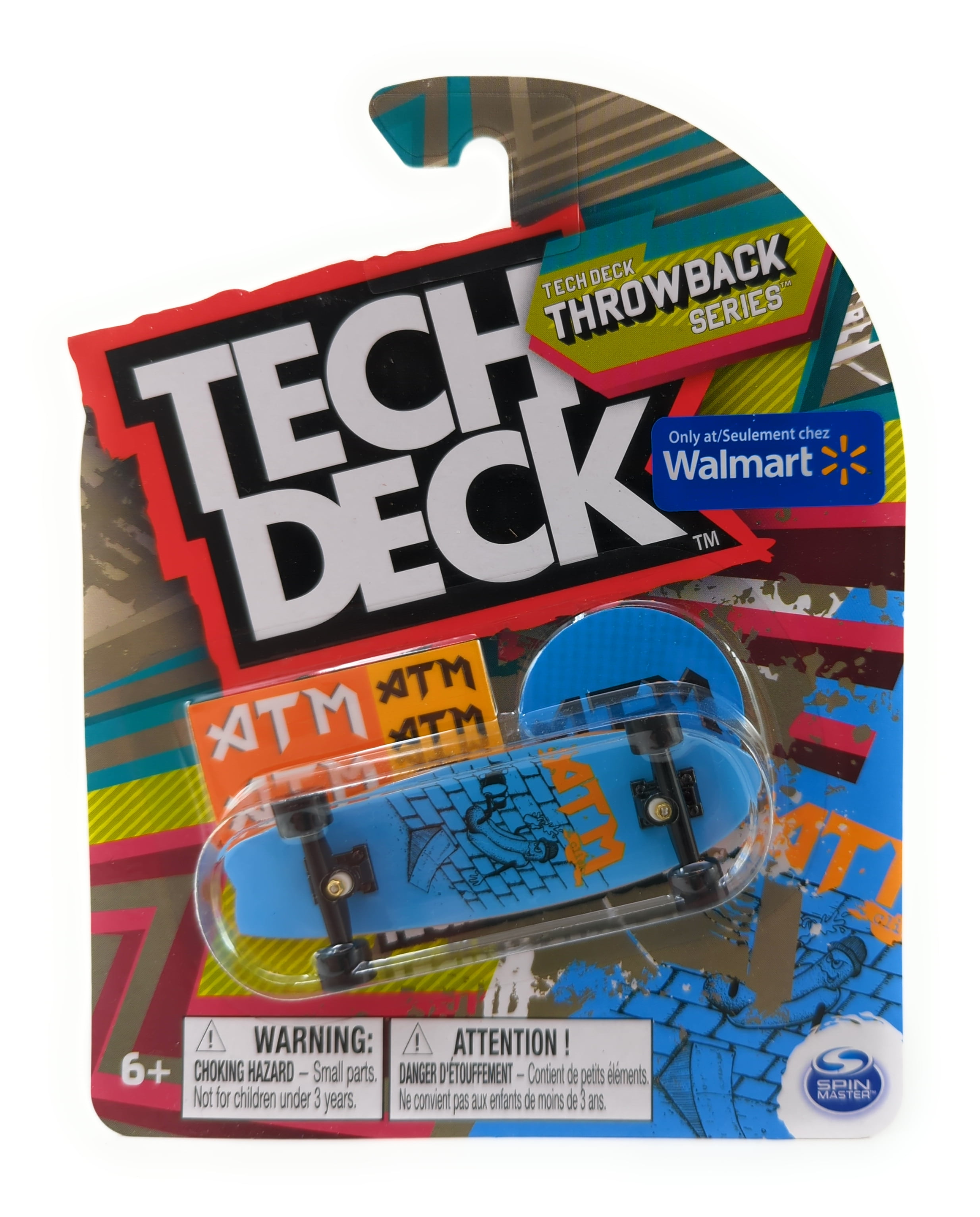 Tech Deck Throwback Series ATM Click Skateboards Hot Dog Cruiser Blue ...