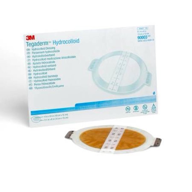 Tegaderm Hydrocolloid Dressing with Outer Clear Adhesive ''5-1/8 x 6 ...