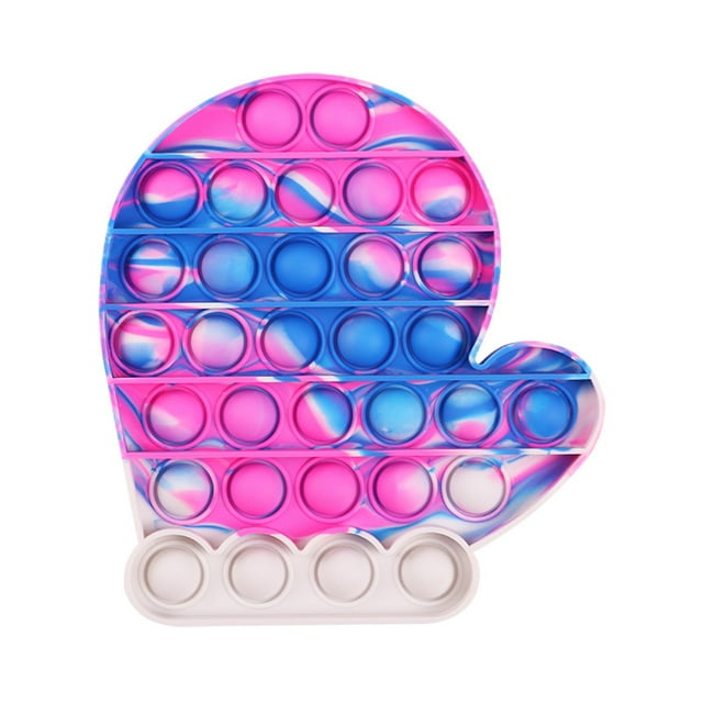 Merry Christmas Theme Fidget Squeeze Pad with Pop Sound, GMYLE Sensory ...