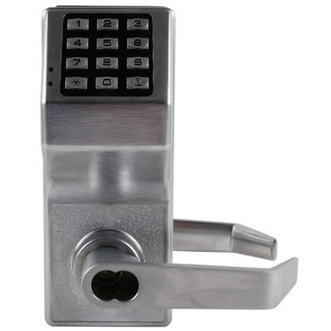 Trilogy Electronic Lock,Brushed Chrome,12 Button DL4500DBL US26D ...
