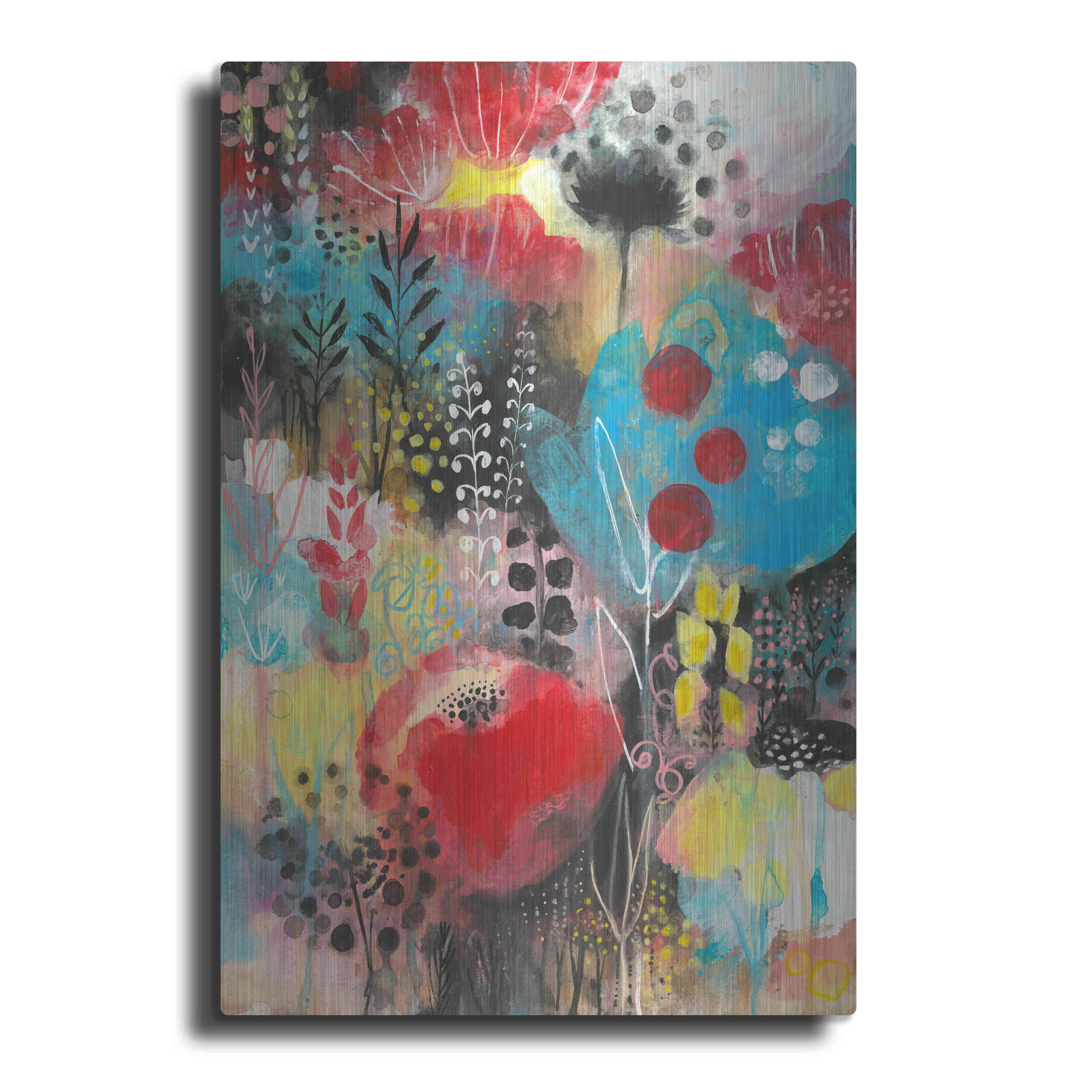 Luxe Metal Art 'Alive by Corina Capri Metal Wall Art, 16"x24" - Walmart.com