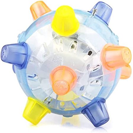 Jumping Ball Dog, Jumping Activation Ball for Dogs, LED Jumping Ball ...