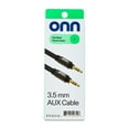 onn 8' 3.5 mm AUX Cable - Walmart Business Supplies