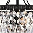 First Lighting Achenar Crystal 3-light Semi Flush Mount - Walmart.com