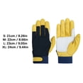 Quick Release Safety Gloves Reinforced Leather Breathable Lightweight ...