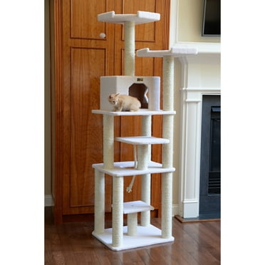 The Refined Feline Lotus Cat Tower, Smoke - Walmart.com