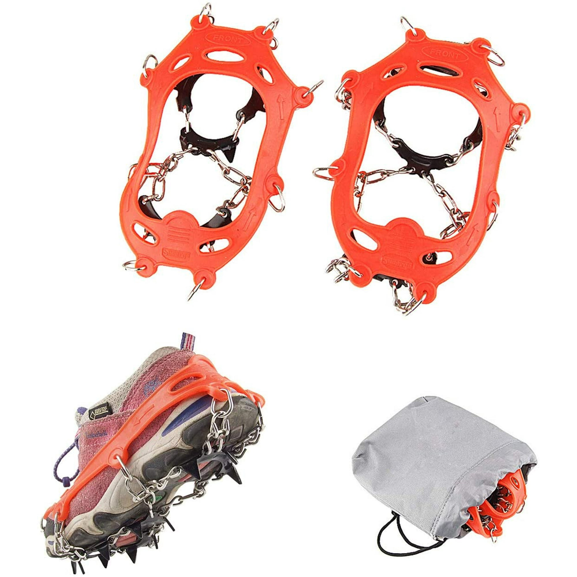 Click here for Fuley 11-Spikes Kids Crampons Ice Cleats For Hikin... prices