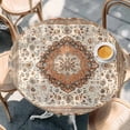 Bohemian Ethnic Style Pattern Round Fitted Tablecloth with Elastic Edge ...