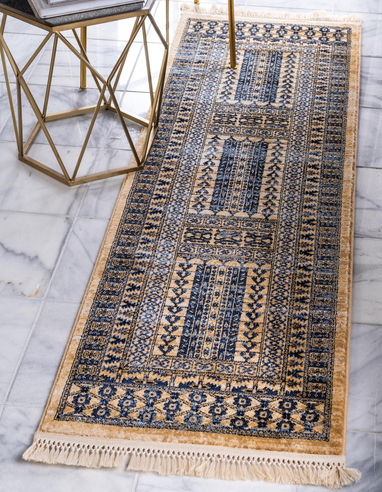 Rugs.com Kennedy Collection Rug – 2' 2 x 6' Runner Beige Medium Rug ...