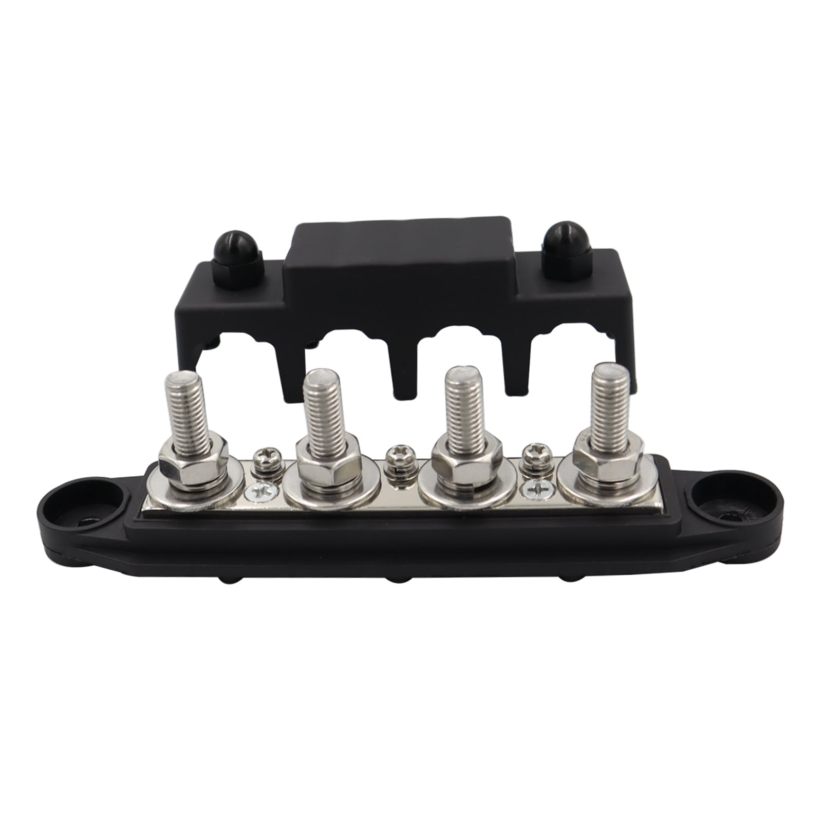4 Gang Dual Terminal Block Positive Negative Bus Bar for Boats ...