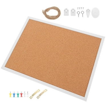 STAPLES Cork Bulletin Board 4x3 Feet Durable Natural Cork with Oak ...
