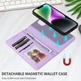 Dteck Detachable 2 in 1 Wallet Case for iPhone 16 Pro,Magnetic Leather ...