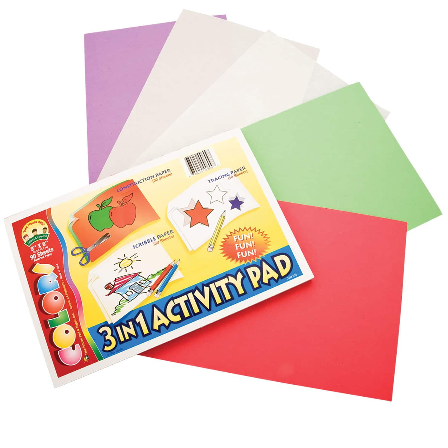 3-in-1 Activity Pads, 90 Sheets - Walmart.com