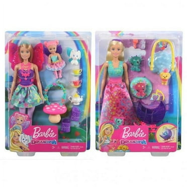 Barbie Extra Set: 5 Bold Fashion Dolls & 5 Adorable Pets with 70 ...