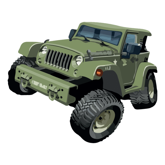 Humvee with Creative Art for Vinyl Wall Decal - War Vehicle Machine ...