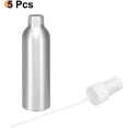 5pcs Aluminum Fine Mist Spray Bottles 120ml/4oz Metal Small Liquid ...