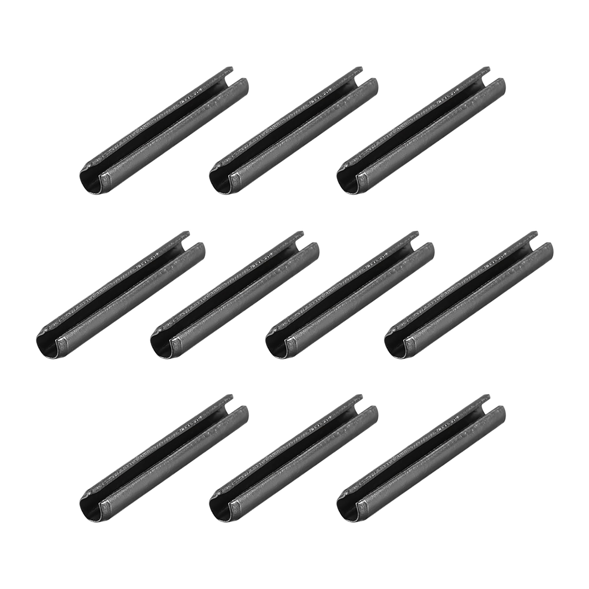 Slotted Spring Pin -5mm x 35mm Plain Finish 65Mn Roll Assortment Kit ...