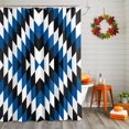 Bathroom Shower Curtain Classic Aztec Texture Pattern Waterproof Shower ...