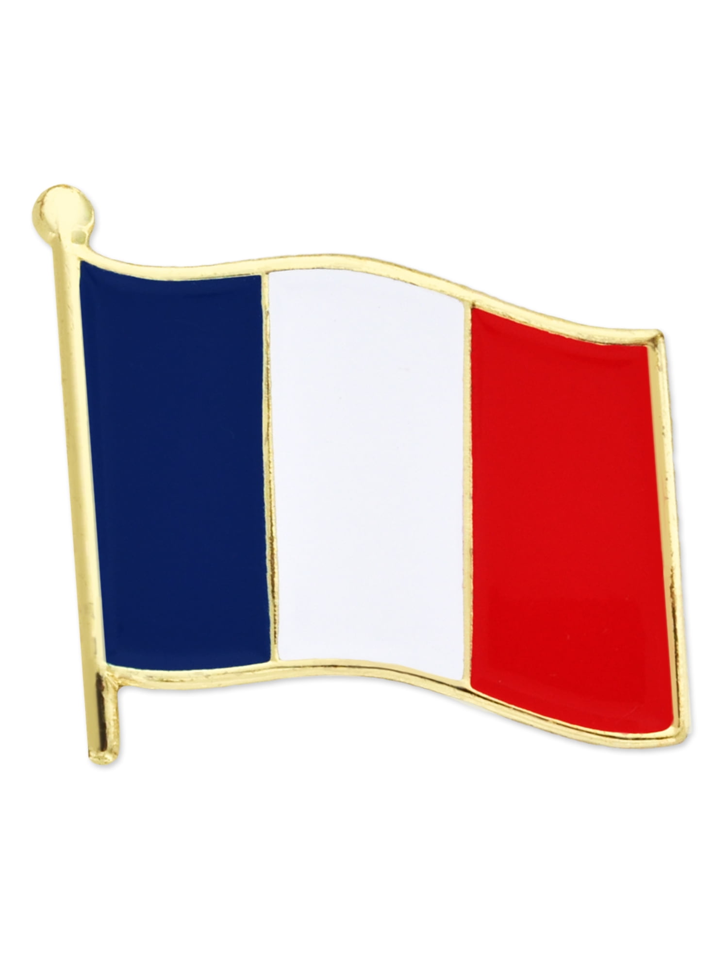 PinMart's France French World Flag Enamel Lapel Pin - Walmart.com