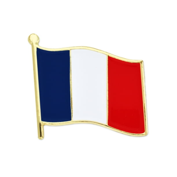 PinMart's France French World Flag Enamel Lapel Pin - Walmart.com