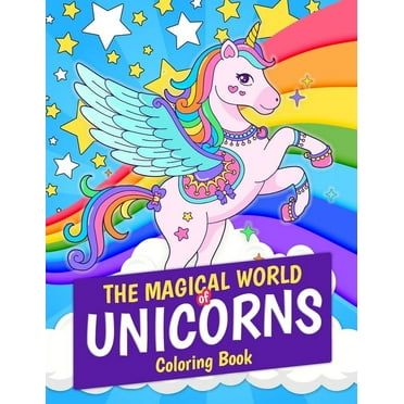 my little secret world full of unicorns: mazes and coloring for kids ...