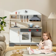 Robud Play Kitchen for Toddlers,Fridge Refrigerator with Ice Dispenser ...