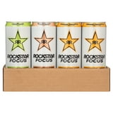 Rockstar Focus Zero Sugar Energy Drink, 3 Flavor Variety Pack, Lion’s ...