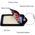 2 Pack Luggage Tags for Suitcase, Privacy Cover ID Label with Stainless ...