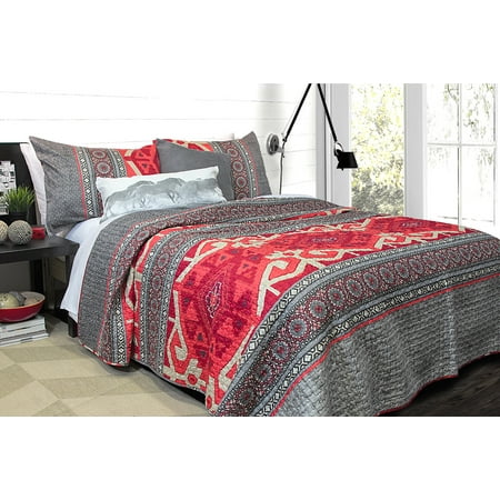 NEVEDA RED QUILT QUEEN | Walmart Canada