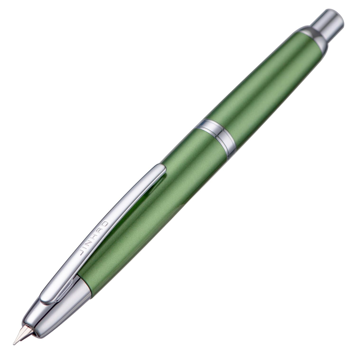 Pluma estilográfica Jinhao 10 sin tapa, punta fina, verde pino marino ...