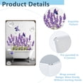 Lavender Bathtub Metal Signs Flowers and Butterfly Tin Sign Bathroom ...