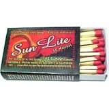 Sun Lite Strike on box Matches - Pack of 10, featuring 100 boxes with ...