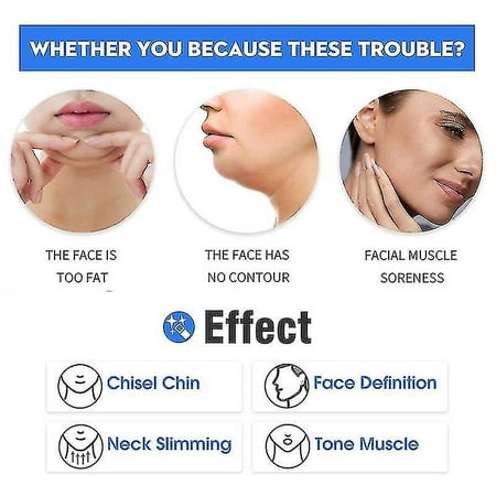 Kingseven Double Chin Reducer Mandibular Exercise Ball Mandibular Trai ...