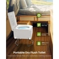 Dry Flush Toilet, Portable Toilet for Camping & Outdoor [Odorless & One ...