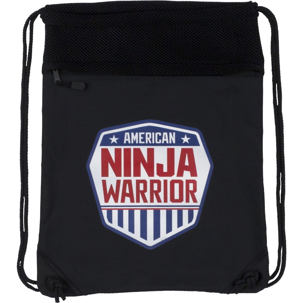 American Ninja Warrior Cinch Bag Backpack Gym Bag Tote, Kids Outdoor ...