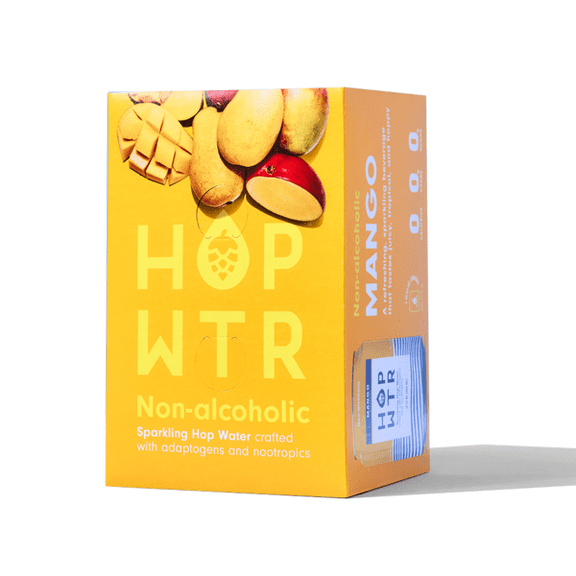 HOP WTR Sparkling Hop Water, Classic Flavor, 12 oz Drinks, 12 Pack ...