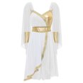 Aiihoo Women Ancient Greek Queen Chiffon Sleeveless Irregular Dress ...