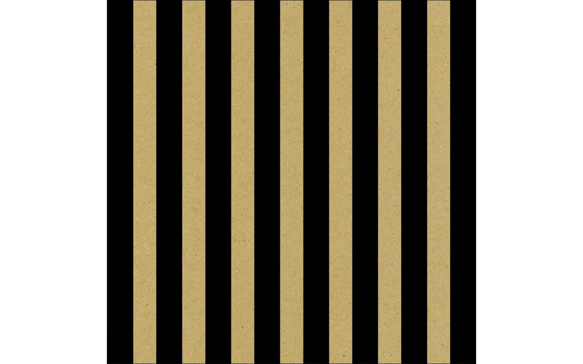 Canvas Corp Paper 12x12 Black Kraft Stripe Big (15 sheets) - Walmart.com