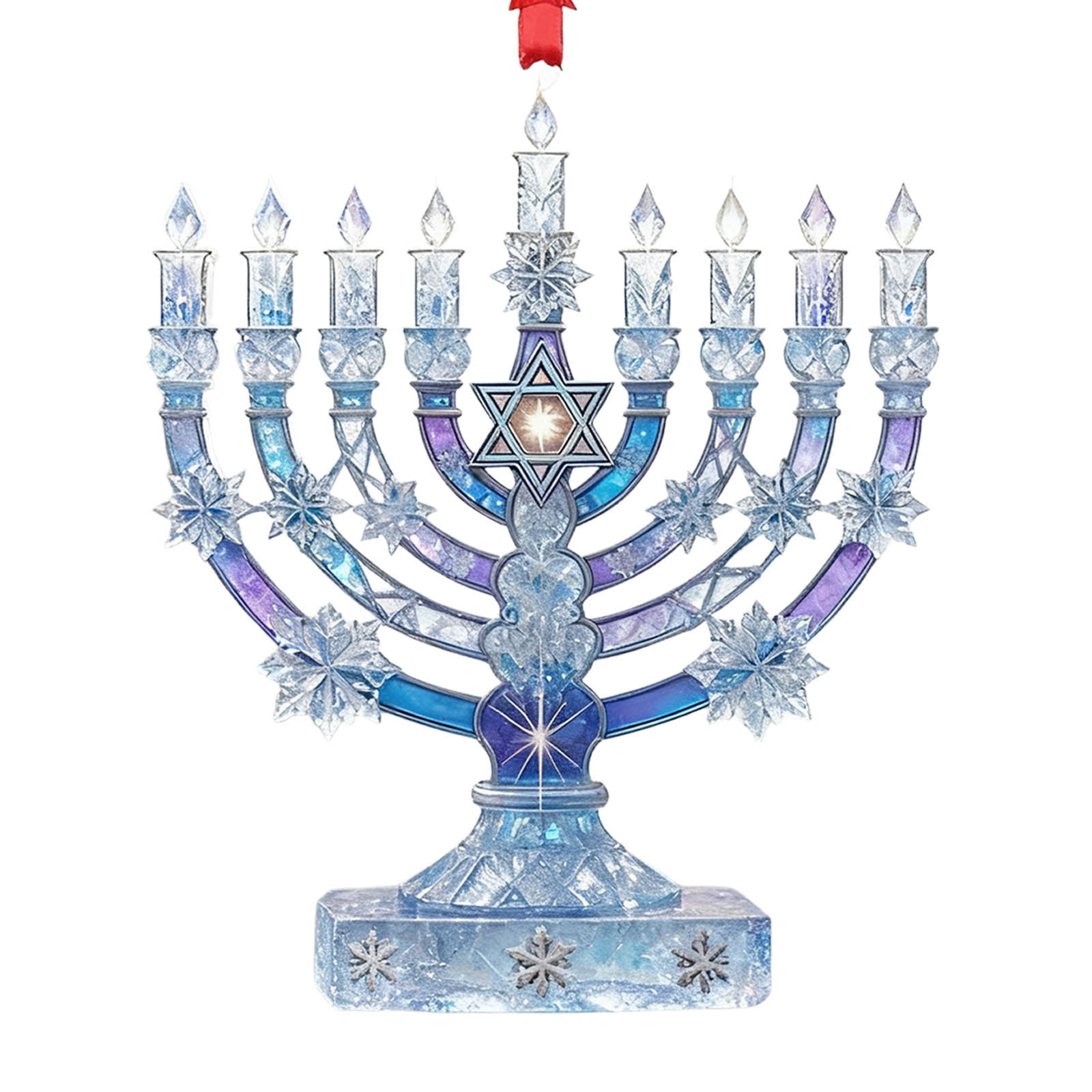 Click here for Rbaofujie Hanukkah Ornament With Star Of David Sno... prices